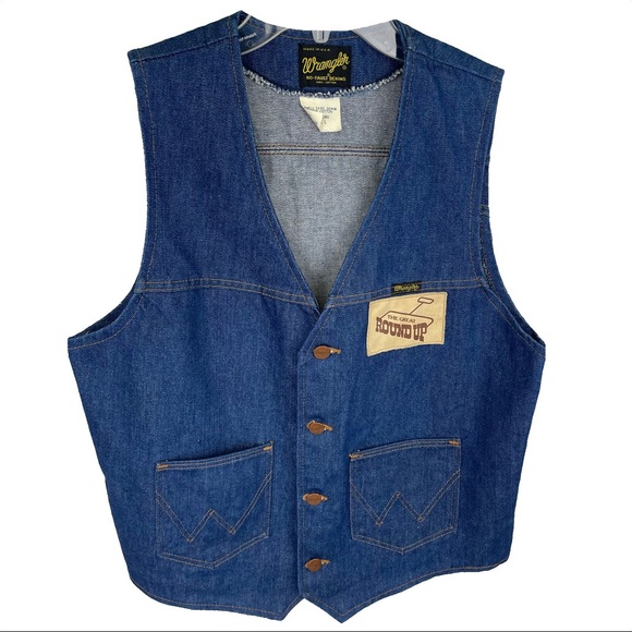 Wrangler | Jackets & Coats | Rare Vintage Wrangler The Great Round Up ...